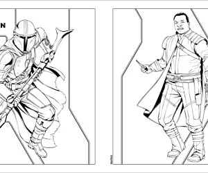 Star Wars The Mandalorian: Bounty on the Move: Coloring Book