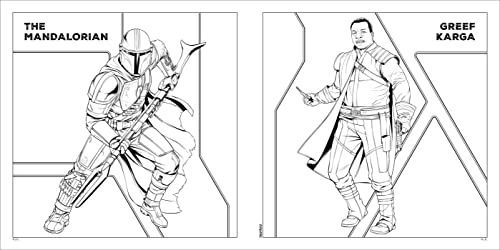 Star Wars The Mandalorian: Bounty on the Move: Coloring Book