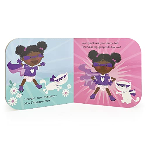 I'm a Potty Superhero: Get Ready For Big Girl Pants! Children's Potty Training Board Book