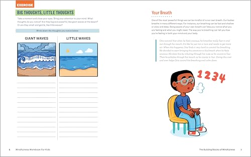 Mindfulness Workbook for Kids: 60+ Activities to Focus, Stay Calm, and Make Good Choices (Health and Wellness Workbooks for Kids)