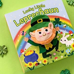 Happy Leprechaun Finger Puppet Plush St. Patrick's Day Board Book Ages 0-4 (Finger Puppet Board Book)