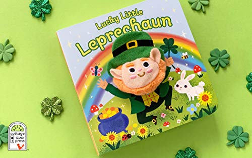 Happy Leprechaun Finger Puppet Plush St. Patrick's Day Board Book Ages 0-4 (Finger Puppet Board Book)