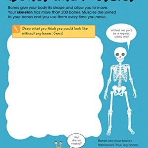 The Human Body: Anatomy Facts and Activity Book for Kids Ages 5-9 with Experiments, Diagrams, Mazes, Coloring, Dot-to-Dots, and More! (Gold Stars Series)