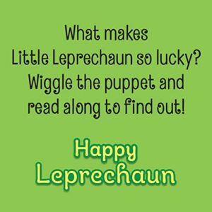 Happy Leprechaun Finger Puppet Plush St. Patrick's Day Board Book Ages 0-4 (Finger Puppet Board Book)