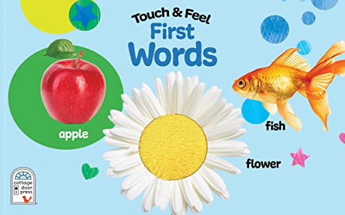 Touch & Feel First Words: Baby & Toddler Touch and Feel Sensory Board Book