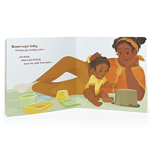 Brown Sugar Baby Board Book - Beautiful Story for Mothers and Newborns, Ages 0-3