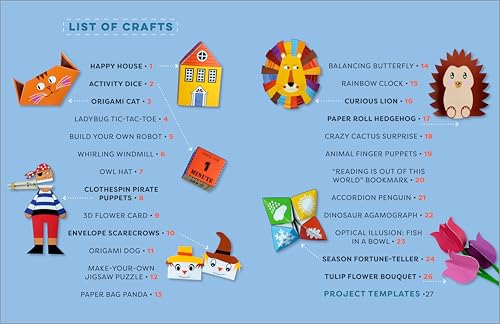 Paper Crafts for Kids: 25 Cut-Out Activities for Kids Ages 4-8