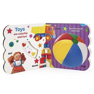 Touch & Feel First Words: Baby & Toddler Touch and Feel Sensory Board Book