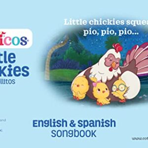 Canticos Little Chickies / Los Pollitos - Bilingual / Bilingüe 3-Button Sound Board Book for Babies and Toddlers (English and Spanish Edition)