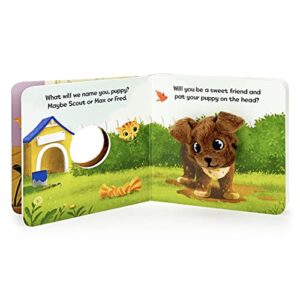 Puppy Love Finger Puppet Board Book for Little Dog Lovers, Ages 1-4 (Children's Interactive Finger Puppet Board Book)