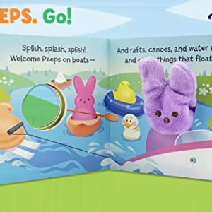 Go, Peeps, Go! Peeps Finger Puppet Board Book Easter Basket Gifts or Stuffer for Baby or Toddlers