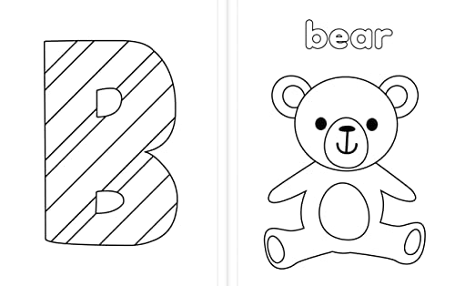 ABC & 123 Preschool Coloring Book: Thick and Perforated Pages Includes More Than 90 Fun Coloring Pages to help Learn the Alphabet & Numbers 1 to 20 (Start Little Learn Big Series)