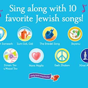 Best-Loved Jewish Songs for Hanukkah, Passover, Shabbat, Rosh Hashanah, Yom Kippur, Sukkot, Purim And More. A Children's Sound Book for Kids