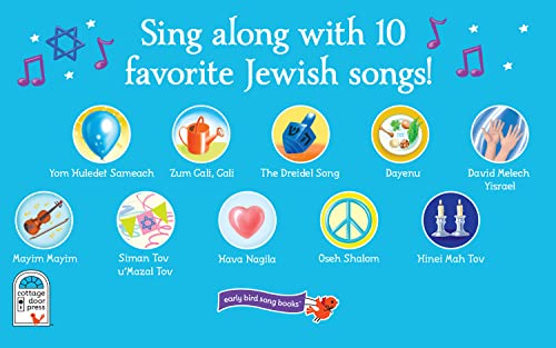 Best-Loved Jewish Songs for Hanukkah, Passover, Shabbat, Rosh Hashanah, Yom Kippur, Sukkot, Purim And More. A Children's Sound Book for Kids