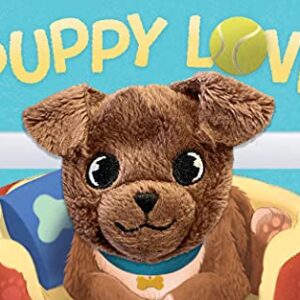 Puppy Love Finger Puppet Board Book for Little Dog Lovers, Ages 1-4 (Children's Interactive Finger Puppet Board Book)