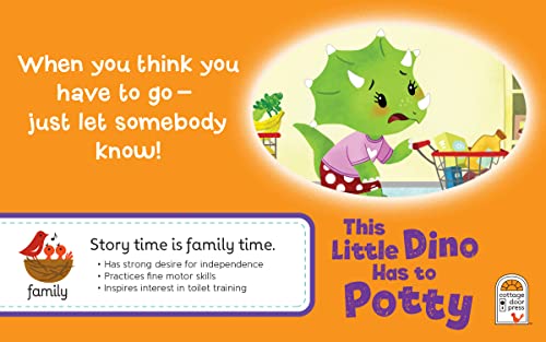 This Little Dino Has to Potty: Children's Toilet Training Sound Book for Dinosaur Fans (Interactive Potty Training Take-along Early Bird Children's Sound Book)