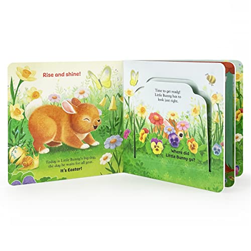 Happy Easter, Little Bunny Lift-a-Flap & Pop-Up Surprise Children's Board Book, Ages 2-6