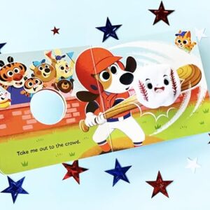 Baseball! Children's Finger Puppet Board Book for Babies and Toddlers