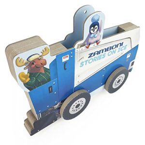 Zamboni Stories on Ice- Wheeled Board Book Set, 3-Book Gift Set With Rolling Truck Slipcase for Toddlers Ages 1-5 (Roll & Play Stories)