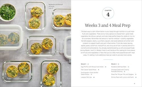 Anti-Inflammatory Diet Meal Prep: 6 Weekly Plans and 80+ Recipes to Simplify Your Healing