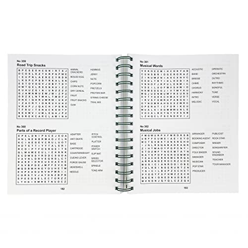 Cabin Fever Word Search Puzzles: Multi-Level Spiral-Bound Puzzle Word Search Book for Adults Including More Than 450 Variety Puzzles (Part of the Brain Busters Puzzle Collection)