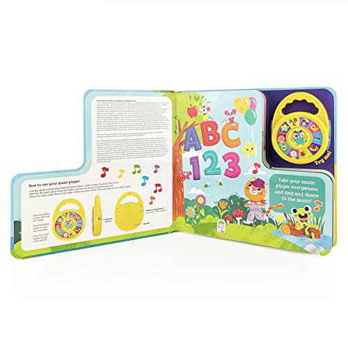 ABC 123 Sing, Read & Play - Children's Deluxe Music Player Toy and Board Book Set, Ages 1-5