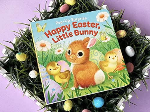 Happy Easter, Little Bunny Lift-a-Flap & Pop-Up Surprise Children's Board Book, Ages 2-6