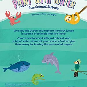 Paint with Water Book for Toddlers Ages 2-4: Our Animal Friends in the Sea and Jungle