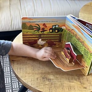 John Deere Kids Good Night Tractor on the Farm: Deluxe Lift-a-Flap & Pop-Up Surprise Board Book, Ages 2-6