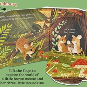 Little Brown Mouse - A Lift-a-Flap Board Book for Babies and Toddlers, Ages 1-4