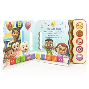 Cocomelon Let's All Sing Together 5-Button Song Book: Sing and Read Toy Book with JJ and Friends