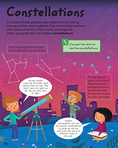 Explore Space, Stars, and Planets: Activity and Fact Book for Kids Ages 5-9: Activities Including Experiments, Diagrams, Mazes, Coloring, Dot-to-Dots, and More (Gold Stars Series)