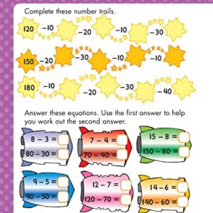 Second Grade Math Workbook Ages 7 to 8: 75+ Activities Addition & Subtraction, Math Facts, Word Problems, Comparing Numbers, Counting Money, Telling ... Shapes, Measurement & More (Common Core)