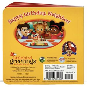 D​aniel Tiger Happy Birthday​: Little Bird Greetings, Greeting Card Board Book with Personalization Flap, Gifts for Birthdays