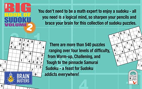 The Big Book of Sudoku: Volume 2 (Brain Busters)