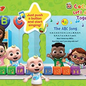 Cocomelon Let's All Sing Together 5-Button Song Book: Sing and Read Toy Book with JJ and Friends