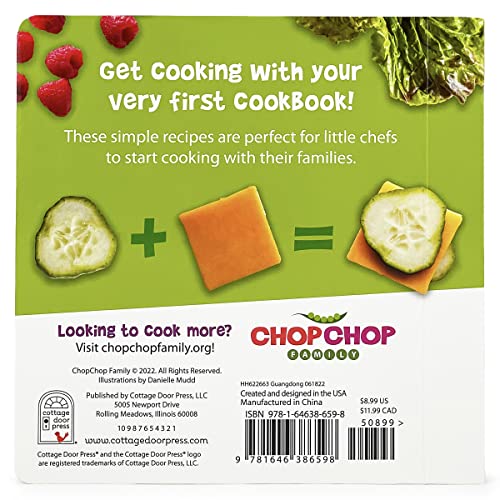 ChopChop I Made This! Snacks Board Book - First Cookbook for Toddlers; Healthy, Easy Snacks for Young Children Learning About Cooking and Healthy Habits (Chopchop Family)