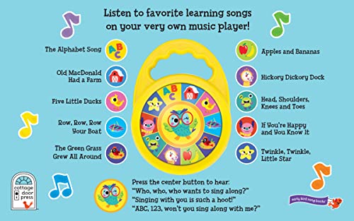 ABC 123 Sing, Read & Play - Children's Deluxe Music Player Toy and Board Book Set, Ages 1-5