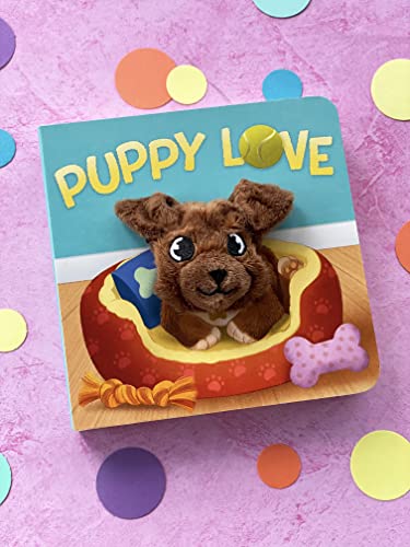 Puppy Love Finger Puppet Board Book for Little Dog Lovers, Ages 1-4 (Children's Interactive Finger Puppet Board Book)