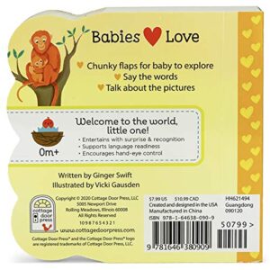 Babies Love Hugs: A Baby and Toddler Emotions Board Book, Ages 0-3