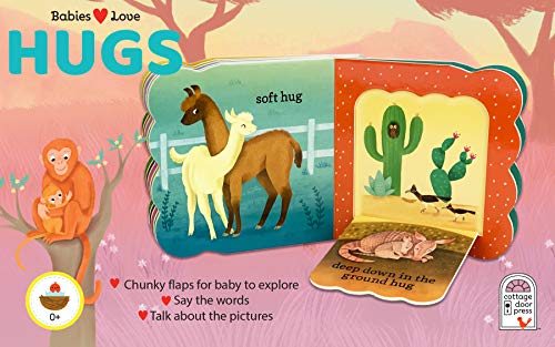 Babies Love Hugs: A Baby and Toddler Emotions Board Book, Ages 0-3