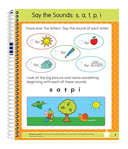 Wipe Clean Kindergarten Workbook for Kids Ages 5-6: All Subjects Including Writing, Math, Sight Words, Phonics, Reading, Addition and Subtraction, and More! Includes Dry Erase Marker