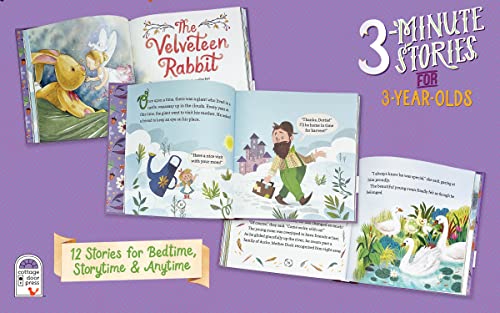 3-Minute Stories for 3-Year-Olds Read-Aloud Treasury, Ages 3-6