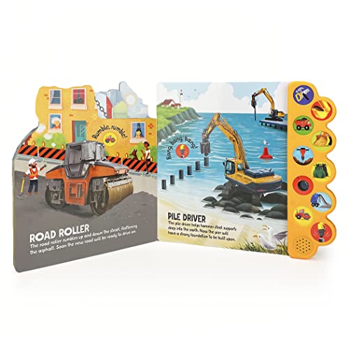 Dig It! Dump It! Build It! 10-Button Sound Book for Little Construction Lovers, Ages 2-7