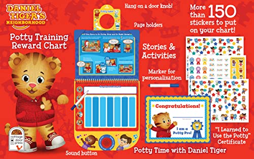 Daniel Tiger Potty Training Reward Chart, Potty Time With Daniel! Workbook Includes Stories, Activities, Stickers, and Sound Button! (Daniel Tiger's Neighborhood)