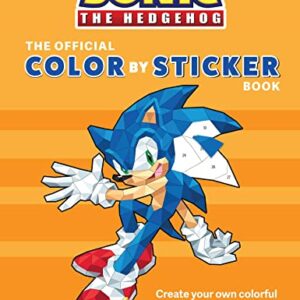 Sonic the Hedgehog: The Official Color by Sticker Book (Sonic Activity Book)