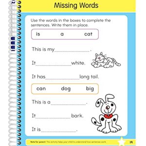 Wipe Clean Preschool Workbook for Kids Ages 3-5: Activities including Early Math, Letter and Number Tracing, First Phonics, Counting, Pen Control and More! Includes Dry Erase Marker