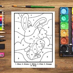 Color by Number for Kids: Activity Book