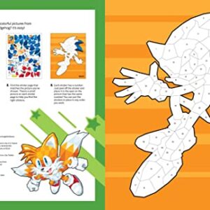 Sonic the Hedgehog: The Official Color by Sticker Book (Sonic Activity Book)