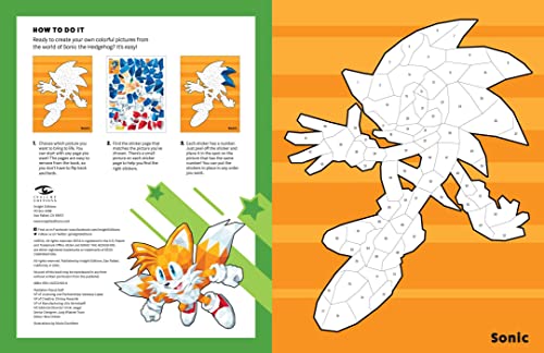 Sonic the Hedgehog: The Official Color by Sticker Book (Sonic Activity Book)